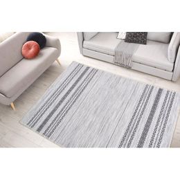 Arte Espina Teppich &raquo;Maya 100&laquo; rechteckig 5 mm H&ouml;he grau Polyester B : 200cm 1 Stk., 5mm, L: 290cm