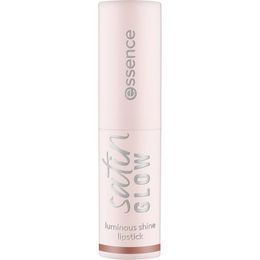 Essence Damen Lippenstift &raquo;SATIN GLOW LUMINOUS SHINE LIPSTICK&laquo; Satin-Finish, langanhaltend, Farbintensiv, hohe Deckkraft Einheitsgr&ouml;&szlig;e