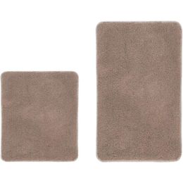 Kleine Wolke Badematte &raquo;RELAX, Badvorleger, Badezimmer Teppich&laquo; H&ouml;he 30 mm rutschhemmend beschichtet fu&szlig;bodenheizungsgeeignet Badteppich, meliert, rechteckig, rund