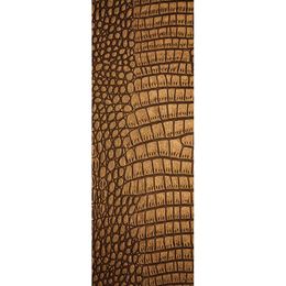 ARCHITECTS PAPER Fototapete &raquo;Skin Kroko&laquo; Struktur Tapete Krokodil Panel 1,00m x 2,80m Bronze braun Vlies B/L: 1m x 2,8m