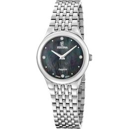 Festina Damen Quarzuhr &raquo;Grace&laquo; Armbanduhr, Damenuhr, Swiss Made, Edelstahlarmband, analog Einheitsgr&ouml;&szlig;e