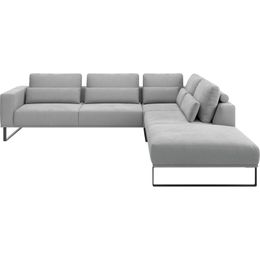 Musterring Ecksofa &raquo;JUSTB! PM100, stilvoller Lounge-Komfort von &laquo; Kollektion Bettina Zimmermann, optionaler Sitzvorzug & Fu&szlig;-Auswahl grau 94% Polyester, 6% Nylon