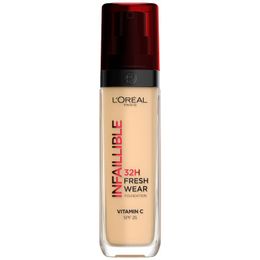 L'Or&eacute;al L'or&eacute;al Paris Damen L'OR&Eacute;AL PARIS Foundation &raquo;INFAILLIBLE 32H FRESH WEAR MAKE-UP FOUNDATION&laquo; wirkt bis zu 32 Stunden lang wie frisch aufgetragen beige
