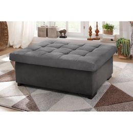 Home Affaire Hocker &raquo;F&ouml;hr&laquo; grau 100% Polyester Luxus-Microfaser/Struktur;100% Polyester PRIMABELLE /Webstoff;100% Polyester Melrose /Struktur grob B/H