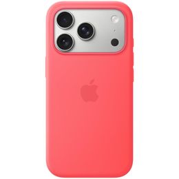Apple Smartphone-H&uuml;lle &raquo;iPhone 17 Pro Silikon Case mit MagSafe&laquo; Smartphones 16,0 cm (6,3 Zoll) Mikrofaser, Silikon Saphirglas mit leitender Schicht 