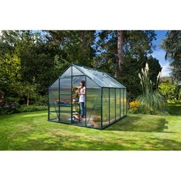 Vitavia Gew&auml;chshaus &raquo;Merkur 8300&laquo; gr&uuml;n B/H/T: 254cm x 317cm