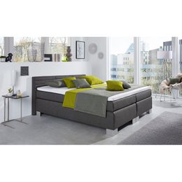 Hapo Boxspringbett &raquo;ATLANTA mit niedrigem Kopfteil&laquo; Topper separat erh&auml;ltlich!, erh&auml;ltlich in verschiedenen Breiten, Farben & Matratzenarten ohne 