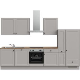 Nobilia K&uuml;chenzeile &raquo;"Cascada I", NEU: individuell anpassbar mit gratis Profi-Beratung&laquo; vormontiert, Breite 330 cm, Ausrichtung w&auml;hlbar, wahlw. mit E-