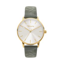 Tamaris Damen Quarzuhr Armbanduhr, Damenuhr, Lederarmband, analog Einheitsgr&ouml;&szlig;e
