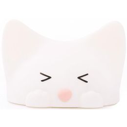 Niermann LED Nachtlicht &raquo;Catty Cat, Kinderlampe&laquo; LED-Modul 1 Stk. Kinderzimmer wei&szlig; 1, H: 8cm, 1 Stk.