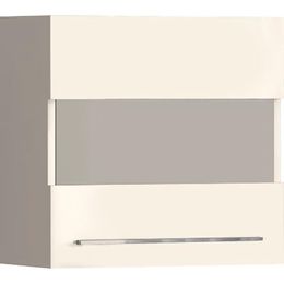 OTTO home H&auml;ngevitrine &raquo;Piano&laquo; mit und ohne Glaselement, UV lackiert, Soft-Close, B/H:59,7/57,4 cm beige Holzwerkstoff Beige Hochglanz, B/H/T: 59,7cm 