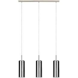 Eglo H&auml;ngeleuchte &raquo;SELVINO Pendellampe - Stahl - E27 - 3X15W - IP20&laquo; E27 1 Stk. H&auml;ngelampe, Deckenlampe, Wohnzimmer, Esszimmer, L71 x B10 x H110 cm 