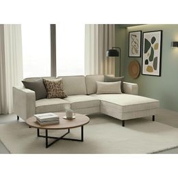 Trendmanufaktur Ecksofa &raquo;Watkins Couch wahlweise mit Schlaffunktion und Bettkasten,auch in Cord&laquo; Recamiere beidseitig montierbar, OTTOs Choice, Breite