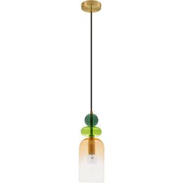 NOVA LUCE H&auml;ngeleuchten &raquo;MURANO&laquo; E14 1 Stk. Ohne Beleuchtung gr&uuml;n 1, &Oslash; 10,8cm H: 184cm, 1 Stk.