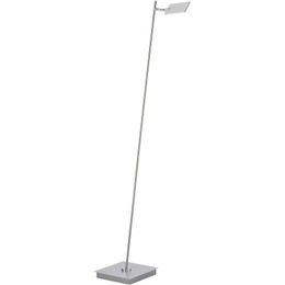 Neuhaus PURE LED Stehlampe &raquo;PURE Mira&laquo; LED-Board 1 Stk. warmwei&szlig; - kaltwei&szlig; Dimmbar, CCT, Fu&szlig;schalter, Fernbedienung, drehbar silber 1, H: 129cm, 1 