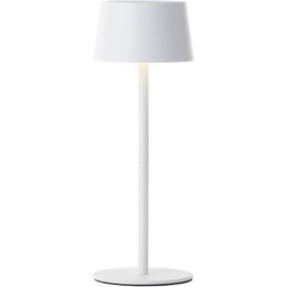 Brilliant LED Au&szlig;en-Tischleuchte &raquo;Viani&laquo; LED-Modul 1 Stk. Warmwei&szlig; Kabellos, Solar & USB, H 25 cm, 170 lm, h&ouml;henverstellbar, 3000 K wei&szlig; 1, &Oslash; 9cm H: 25cm, 1 Stk