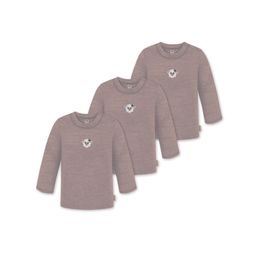 Normani Shirt 'Taupo' Jungen Gr&ouml;&szlig;e 86/92 beige / gr&uuml;n / rosa / wei&szlig;