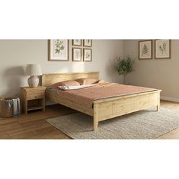 OTTO home Massivholzbett &raquo;Indra, Landhausstil, edles Design,zertifiziertes Massivholz&laquo; Breite/Belastbarkeit 180cm/220 KG, 140cm/180 KG, 90cm/120 KG, 