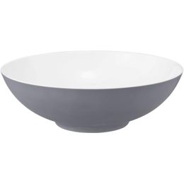 Seltmann Weiden Sch&uuml;ssel &raquo;Life Fashion&laquo; 1 Stk. aus Porzellan Schale rund, 30 cm grau Porzellan &Oslash; 30,3cm