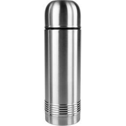 Emsa Isolierkanne &raquo;Senator&laquo; 0,5 l stundenlanger Geschmack, Safe Loc Verschluss, 12h hei&szlig;, 24h kalt silber Edelstahl 18/10 0,5 l