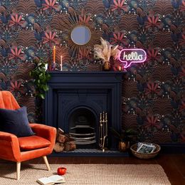 ENVY Vliestapete &raquo;Savannah Terra und Fauna&laquo; botanisch glatt gemustert, FSC zertifiziert, mit lebhaftem Druck, 10 Meter L&auml;nge braun Vlies B/L: 0,52m x 10m, 