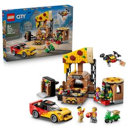 Lego Konstruktionsspielsteine &raquo;Pizza-Liefererlebnis mit Fahrzeugen (60496), Lego City&laquo; Made in Europe Einheitsgr&ouml;&szlig;e Konstruktionsspielsteine