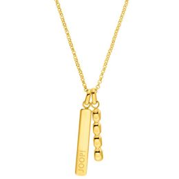 JOOP! Damen JOOP! Kette mit Anh&auml;nger &raquo;2035878&laquo; gold Edelstahl, L: 55