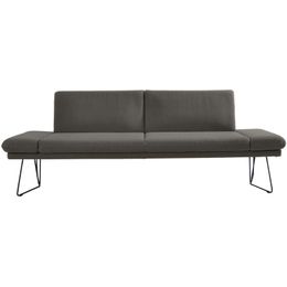 K+w Komfort & Wohnen K+W Komfort & Wohnen Essbank &raquo;Pego Polsterbank&laquo; Seitenteilverstellung, wahlweise in 206 oder 226cm braun B/H/T: 226cm x 88cm x 66cm, Flachgewebe Q2 