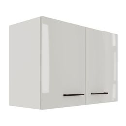Flex-Well H&auml;ngeschrank &raquo;Lund&laquo; in zwei Breiten, mit viel Stauraum grau Holzwerkstoff Rauchgrau, B/H/T: 80cm x 54,8cm x 32cm, T&uuml;ren: 1 Stk.