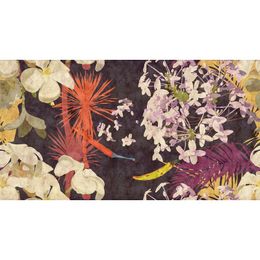 Livingwalls living walls Fototapete &raquo;Walls by Patel Vintage Bouquet 1&laquo; glatt Vlies, Wand, Schr&auml;ge beige Vlies B/L: 5m x 2,7m