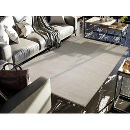 OCI DIE TEPPICHMARKE Wollteppich &raquo;ESEMPIO UNI MELANGE, auch L&auml;ufer und in Rund&laquo; quadratisch 18 mm H&ouml;he reine Wolle, handgekn&uuml;pft, hochwertig 