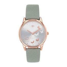 Tom Tailor Damen Tom Tailor Quarzuhr Armbanduhr, Damenuhr, analog rosa Einheitsgr&ouml;&szlig;e