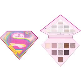 Essence Damen Lidschatten-Palette &raquo;Superman eyeshadow palette&laquo; Hochpigmentiert mit matten, schimmernden und metallischen Texturen. bunt Einheitsgr&ouml;&szlig;e