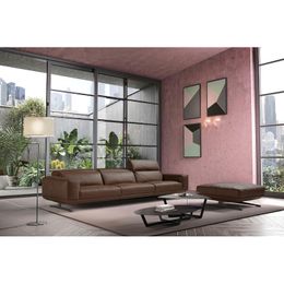 Egoitaliano 3-Sitzer &raquo;Gloria, super bequem, hochwertige Verarbeitung, edles Design, Megasofa&laquo; beidseitig verstellbare R&uuml;ckenelemente, mit Designmetallf&uuml;&szlig;en bunt 