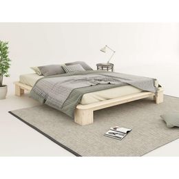 OTTO home Futonbett &raquo;Peregrin, Bett, Bettgestell, Massivholzbett&laquo; inklusive Lattenrost, aus massiver Kiefer, FSC Liegefl&auml;che L&auml;nge B: 200cm x 160cm, 