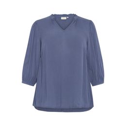Kaffe Curve Bluse 'KCKamille' Damen Gr&ouml;&szlig;e 5XL indigo