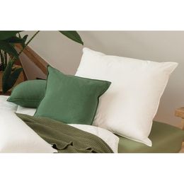 Centa Star Naturfaserkopfkissen &raquo;Veggie&laquo; 1 Stk. tlg. Naturfaserkopfkissen, Kissen in 40x80 oder 80x80 cm erh&auml;ltlich wei&szlig; Bezug: 100% Baumwolle. F&uuml;llung: 100% 