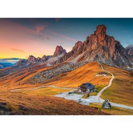 papermoon Fototapete &raquo;Alpine Pass Dolomites&laquo; glatt bunt Vlies B/L: 2m x 1,49m, Bahnen: 4 Stk.
