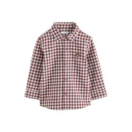 next Button Up Shirt boy size 110 Cherry red / Black / White