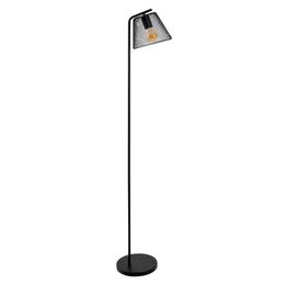 N&auml;ve n&auml;ve Stehlampe &raquo;Korie&laquo; E27 1 Stk. Metallgeflechtschirm, 1x E27, H: 140cm, Zuleitung 230cm, Fu&szlig;schalter schwarz 1, &Oslash; 20cm H: 140cm, 1 Stk.