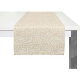 WIRTH Tischl&auml;ufer &raquo;Gospic&laquo; gold Baumwolle, Polyester B/L: 150cm x 40cm, 1 Stk.