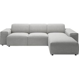 Home Affaire Ecksofa &raquo;Glimminge L-Form auch in Breitcord, Feincord + Easy care-Bezug,&laquo; Breite 264, Zierkissen grau 100% Polyester B/H/T: 264cm x 71cm 