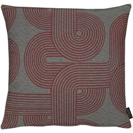 Apelt Dekokissen &raquo;Nova&laquo; rot Polyester B/L: 45cm x 45cm, 1 Stk.