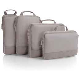 Heys Unisex Kofferorganizer &raquo;Ecotex Compression Packing Cube&laquo; komprimierbare Packw&uuml;rfel, Packtaschen, Organizer f&uuml;r Koffer beige B/H/T: 35,6cm x 