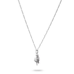 Thomas Sabo Herren Thomas Sabo Kette mit Anh&auml;nger &raquo;Thomas Sabo x WEDNESDAY "Eiskaltes H&auml;ndchen" Kette&laquo; silber 45, Silber 925 (recycelt), B: 0,6mm