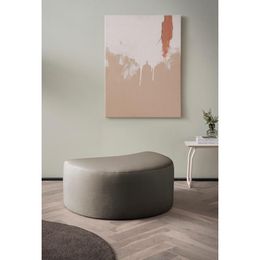 LeGer Home by Lena Gercke Hocker &raquo;ISALIE Samtoptik, passend zur Serie ISALIE&laquo; gepolstert, kombinierbar mit XXL-Sessel ISALIE grau B/H/T: 94cm x 45cm x