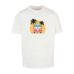 Merchcode Shirt 'Summer - Van' Herren Gr&ouml;&szlig;e L orange / pink / schwarz / wei&szlig;