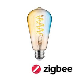 Paulmann LED-Leuchtmittel &raquo;Smart Filament ST64 600lm 2200K-5500K gold 230V&laquo; 1 Stk. gold Einheitsgr&ouml;&szlig;e