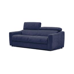 Egoitaliano Schlafsofa &raquo;STRIKE, Made in Italy-Designsofa mit Dauerschlaffunktion,Breite 195 cm&laquo; Bettsofa, Luxus-Microfaser Lederoptik mit verstellbaren 