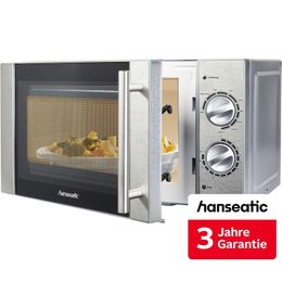 Hanseatic Mikrowelle &raquo;65509859&laquo; Grill 700 W inkl. 3 Jahre Herstellergarantie silber Einheitsgr&ouml;&szlig;e Mikrowelle